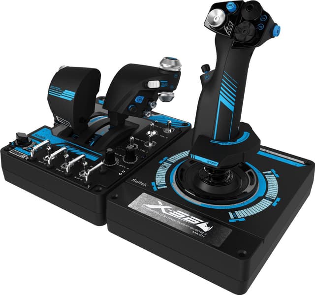 Logitech G Saitek X56 Rhino flight control system - Elkjøp