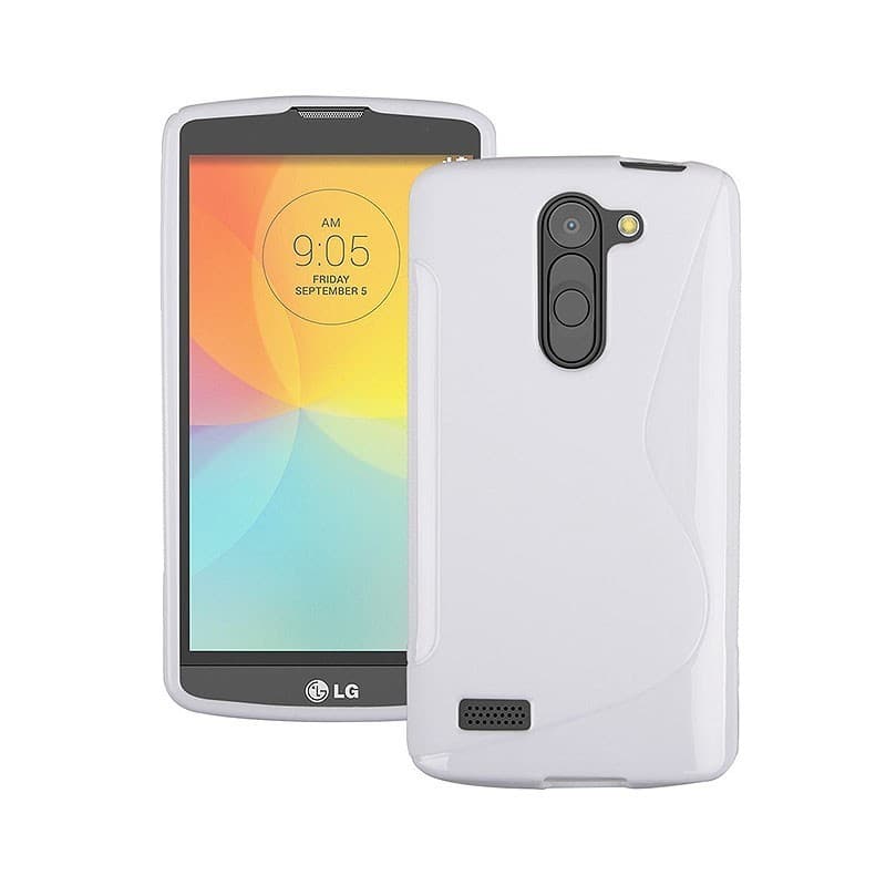 S Line silikon skal LG L Bello (D331) Vit - Elgiganten - Elgiganten