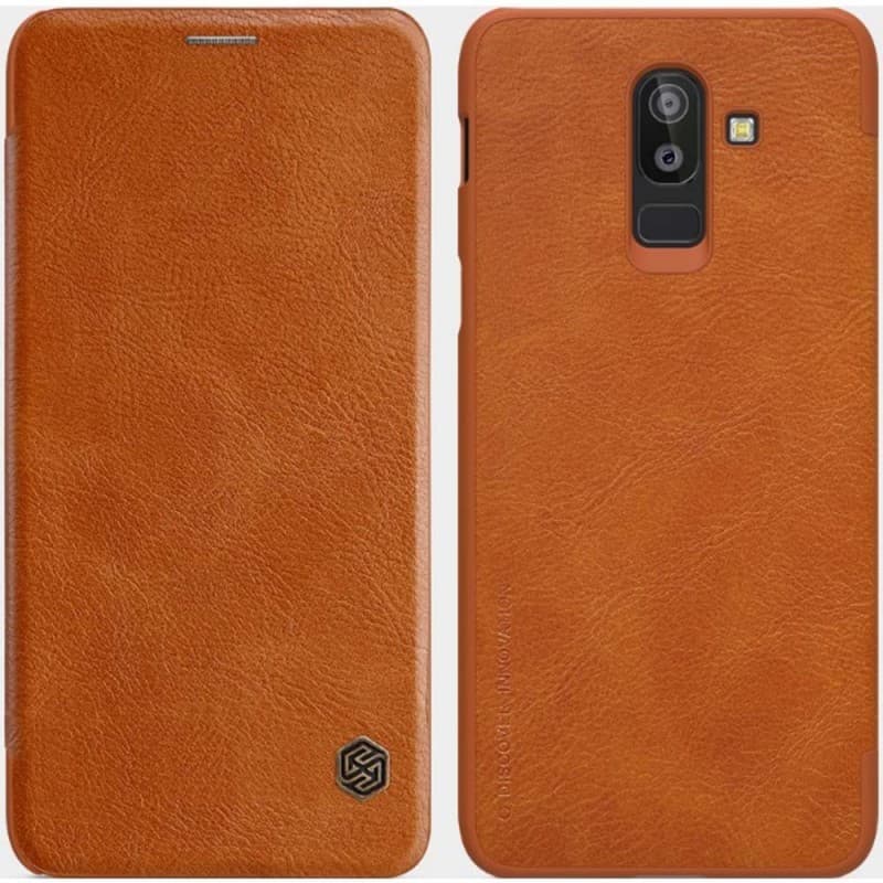 Nillkin Qin Flipdeksel Samsung Galaxy J8 2018 (SM-J800F) - brun ...