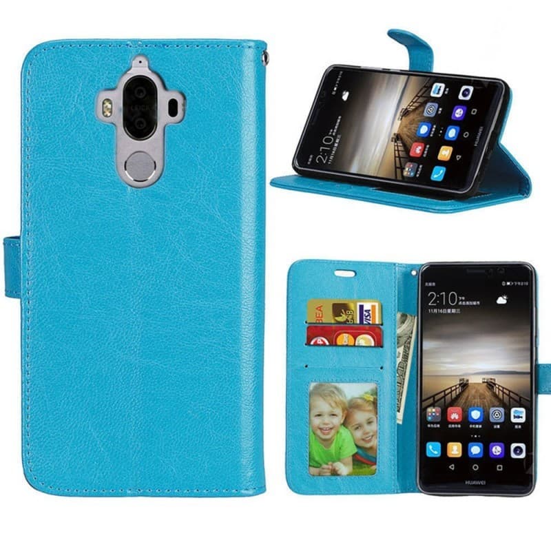 Lommebokdeksel 3-kort Huawei Mate 9 (MHA-L29) - brun - Elkjøp | Elkjøp