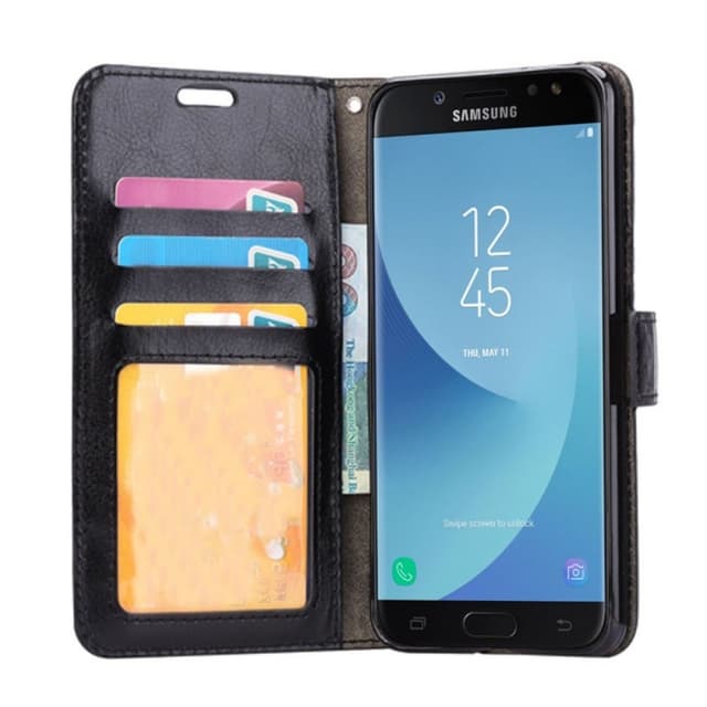 Mobilplånbok 3-kort Samsung Galaxy J3 2017 (SM-J330F) - Svart ...