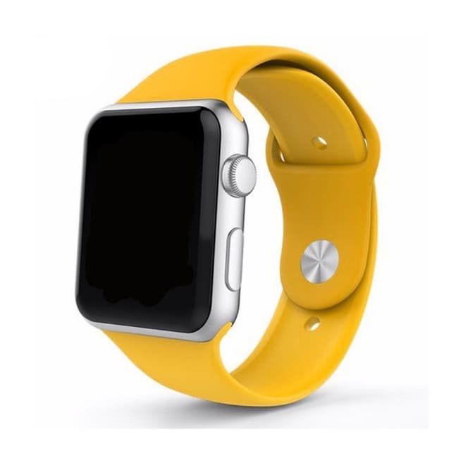 Apple Watch 42mm Sportband- Matt gul - Elgiganten