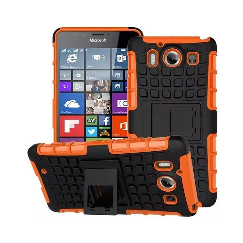Stöttåligt skal Microsoft Lumia 950 (RM-1118) Orange - Elgiganten