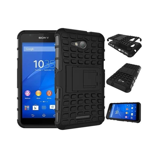 Stöttåligt skal med ställ Sony Xperia E4G (E2003) Svart - Elgiganten ...