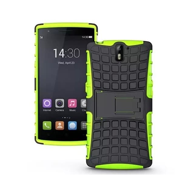 Stöttåligt skal med ställ OnePlus One (E1005) Grön - Elgiganten ...