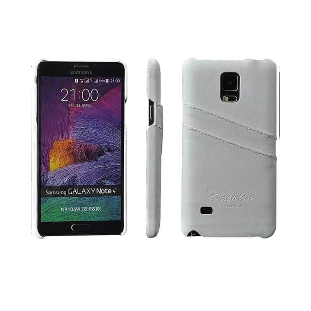 Retro skal med kortplatser Samsung Galaxy Note 4 (SM-N910F) Vit ...