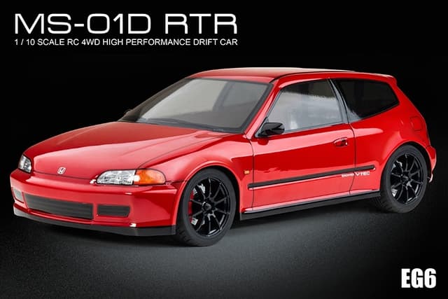 MST MS-01D EG6 Red Honda Civic 4WD EP Drift RTR - Elkjøp | Elkjøp