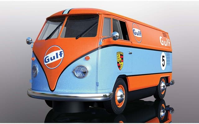 Scalextric Volkswagen Panel Van - Gulf Edition - Elgiganten