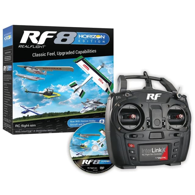 RealFlight RF8 Horizon Hobby med Interlink-X - Elkjøp | Elkjøp