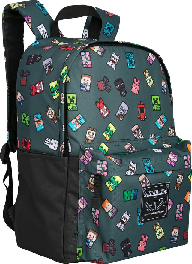 Minecraft Bobble Mobs ryggsekk (grå) - Elkjøp | Elkjøp