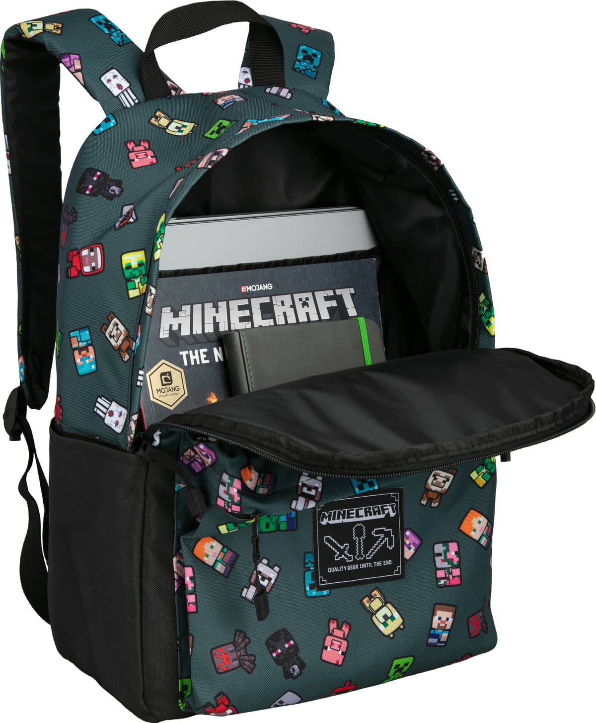 Minecraft Bobble Mobs ryggsekk (grå) - Elkjøp | Elkjøp