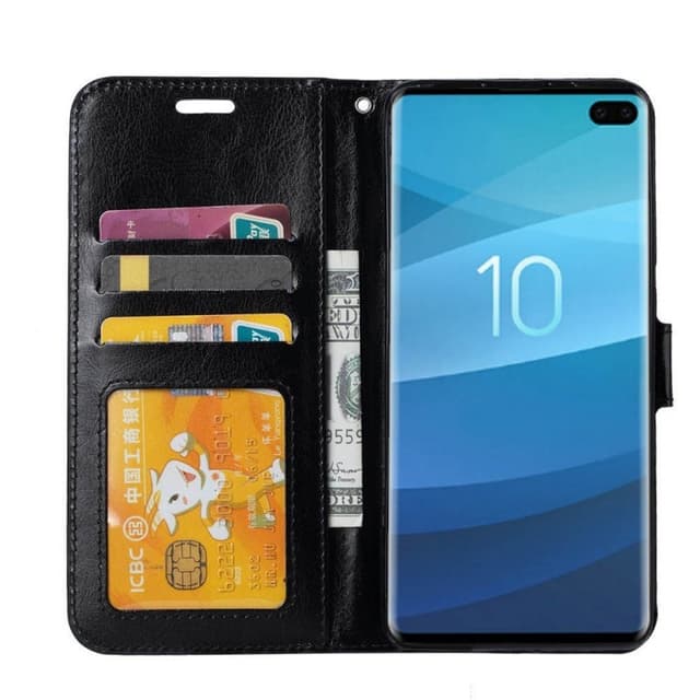 Mobilplånbok 3-kort Samsung Galaxy S10 Plus (SM-G975F) - Svart ...