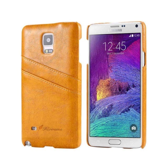 FloveMe skal med kortplatser Samsung Galaxy Note 4 (SM-N910F) Gul ...