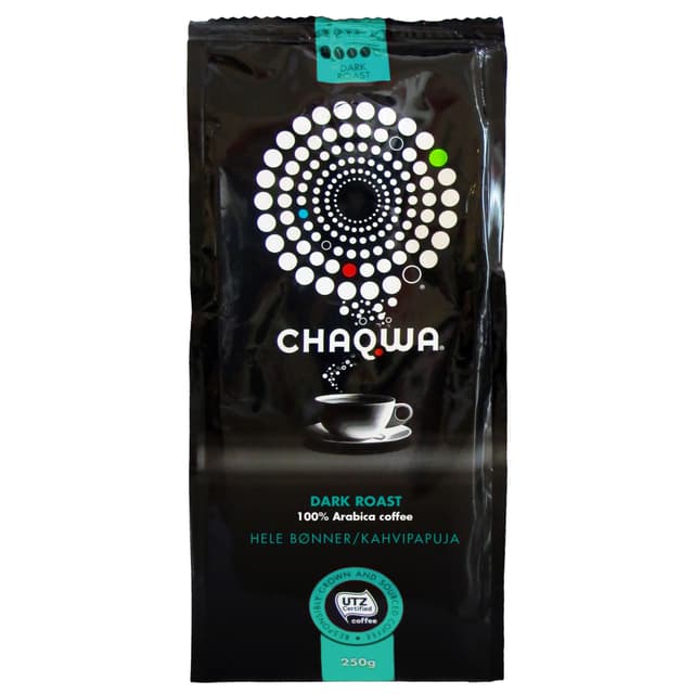 Chaqwa Dark Roast kaffebønner 471756 - Elkjøp