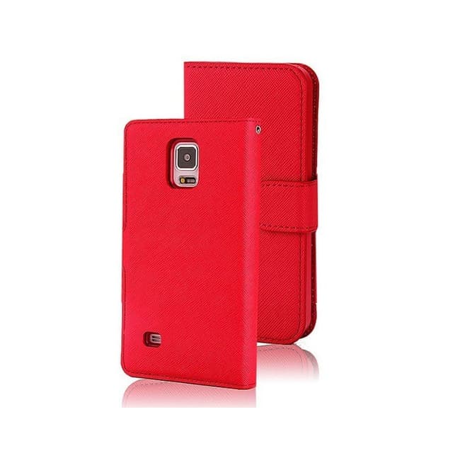 Magnetisk Mobilplånbok Samsung Galaxy Note 4 (SM-N910F) Röd - Elgiganten