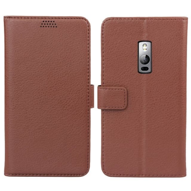 Lommebokdeksel 2-kort OnePlus 2 (A2005) - brun - Elkjøp | Elkjøp