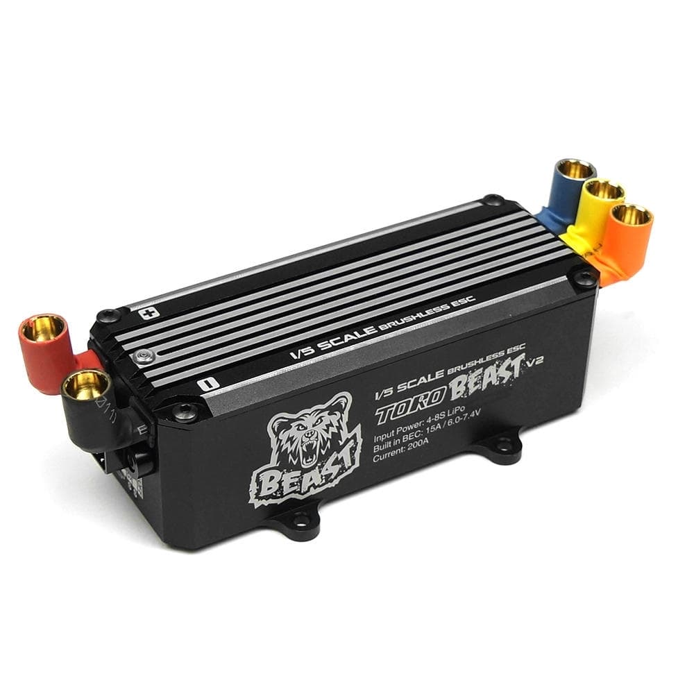 SkyRC Toro Beast V2 200A 1/5 ESC 4-8S LiPo - Elkjøp