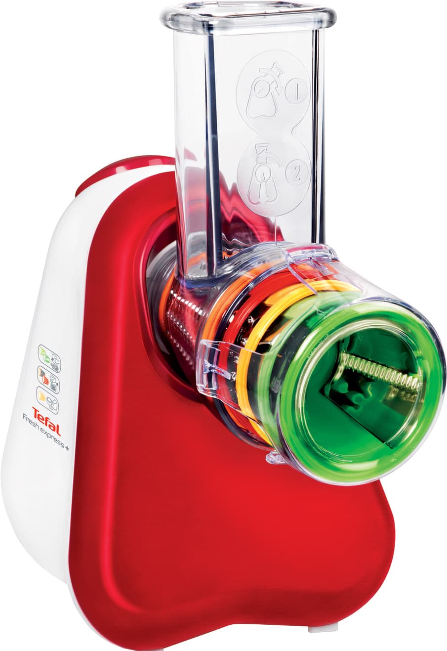 Tefal Fresh Express Plus oppskjæremaskin MB755GTR (rød) - Elkjøp