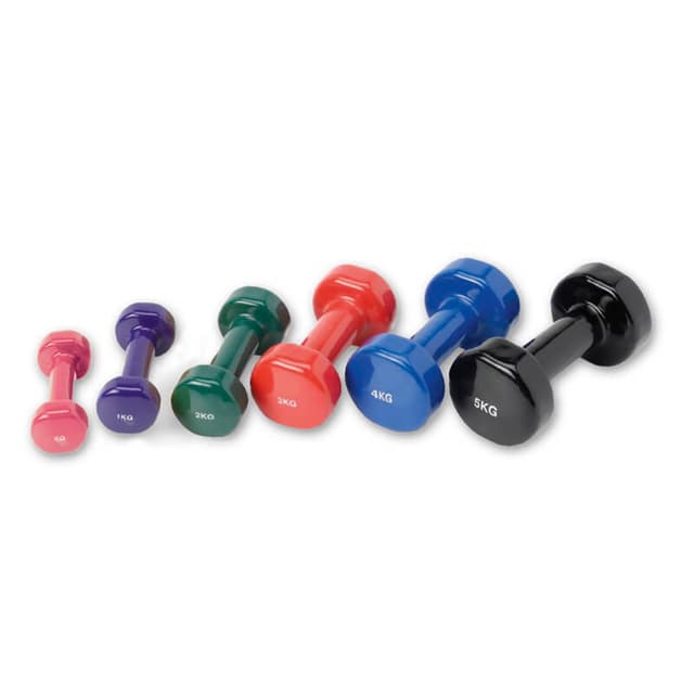 Vinylmanual, Tunturi, 2 x 0,5 kg rosa - Elkjøp