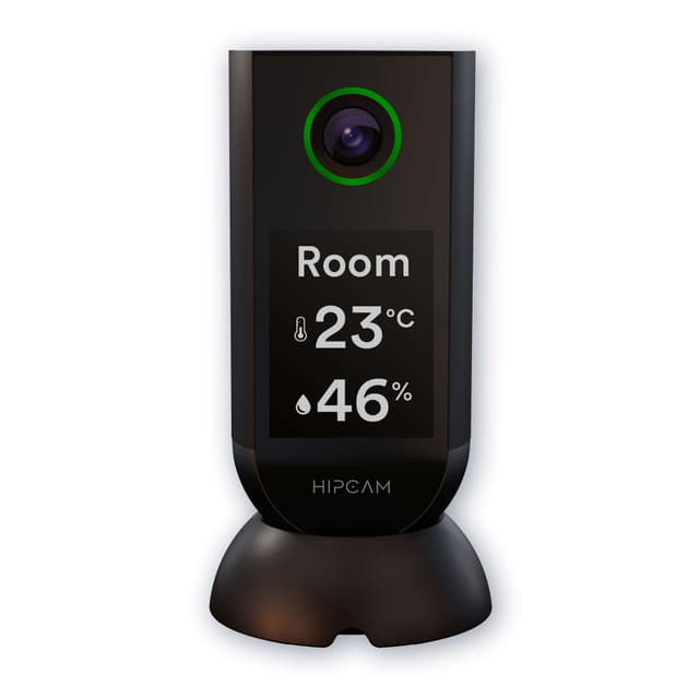 HIPCAM Innendørskamera Pro med LCD - Elkjøp