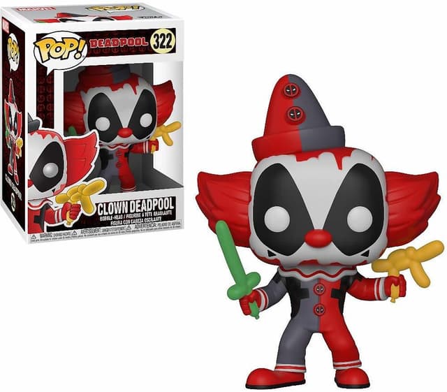 FUNKO! POP VINYL MARVEL DEADPOOL CLOWN - Elkjøp | Elkjøp
