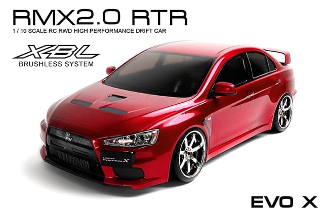 MST RMX 2.0 EVO X Red 2WD Gyro EP Drift RTR - Elkjøp