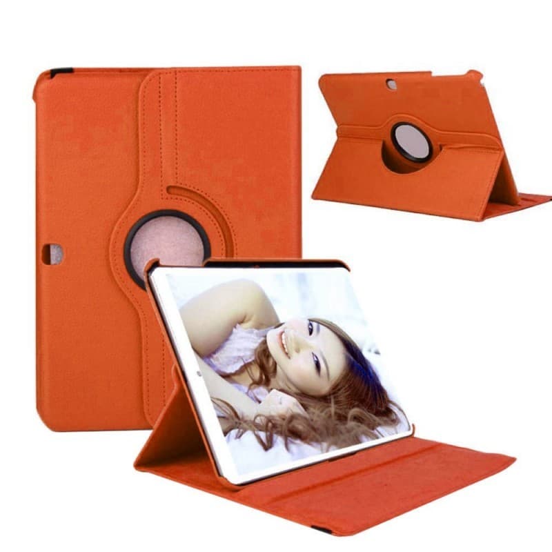 360 roterbart fodral Samsung Galaxy Tab 4 10.1"" T530 Orange - Elgiganten
