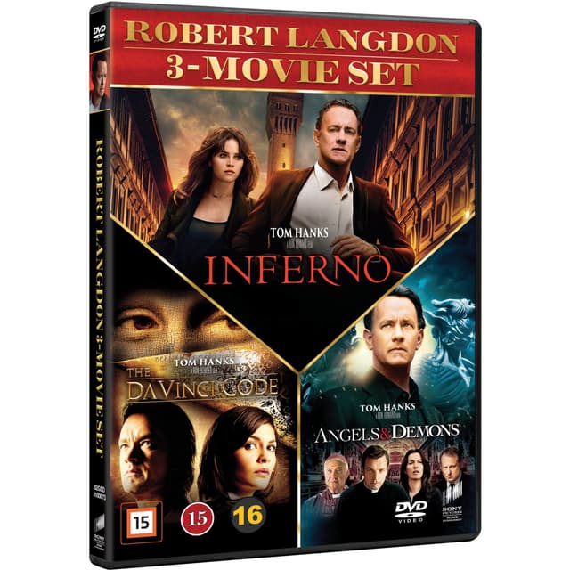 Robert Langdon 3 Movie Set (DVD) - Gigantti