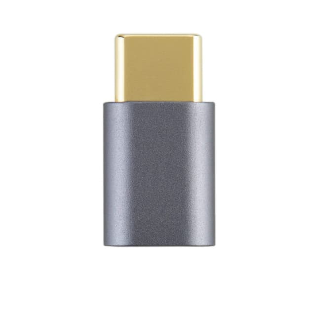 USB-C till Micro USB adapter aluminium - grå - Elgiganten