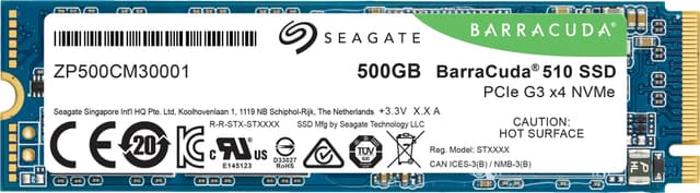 Seagate Barracuda 510 NVMe PCIe M.2 intern SSD 512 GB - Elgiganten