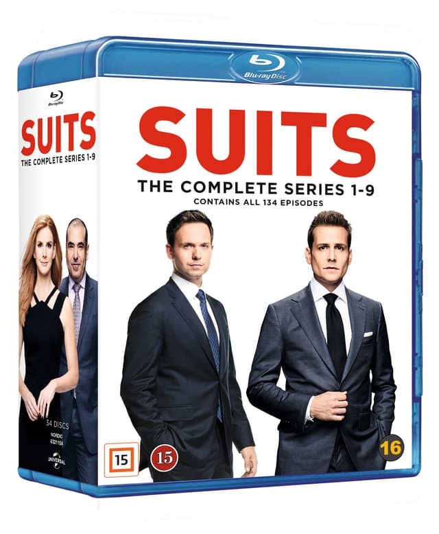 SUITS COMPLETE SERIES (Blu-Ray) - Gigantti verkkokauppa