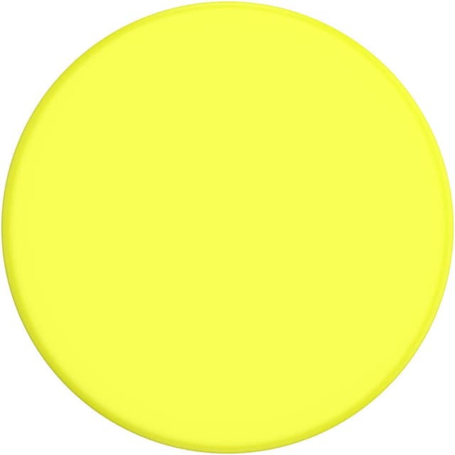 POPSOCKETS Neon Jolt Yellow Avtagbart Grip med stativfunksjon - Elkjøp ...