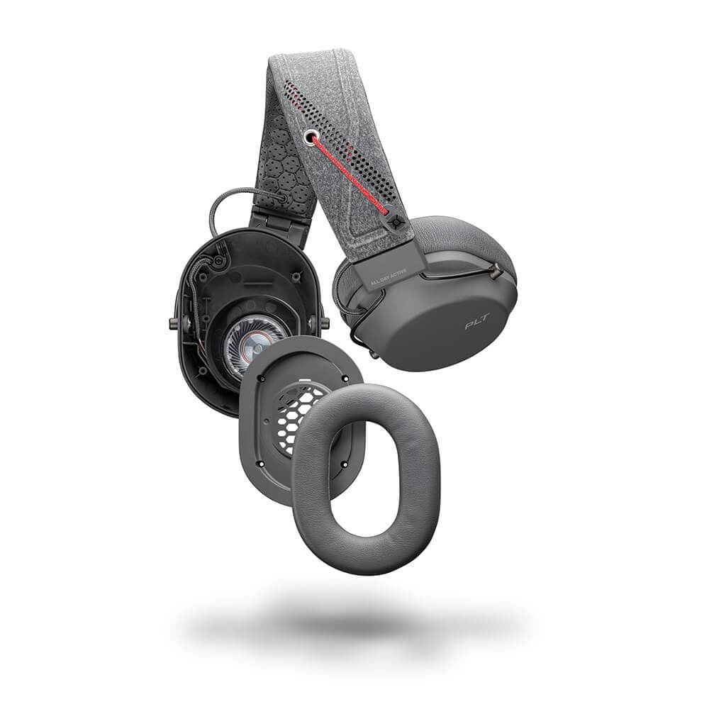 PLANTRONICS BACKBEAT FIT 6100 Over-Ear Trådløs Sport Grey Pepper ...