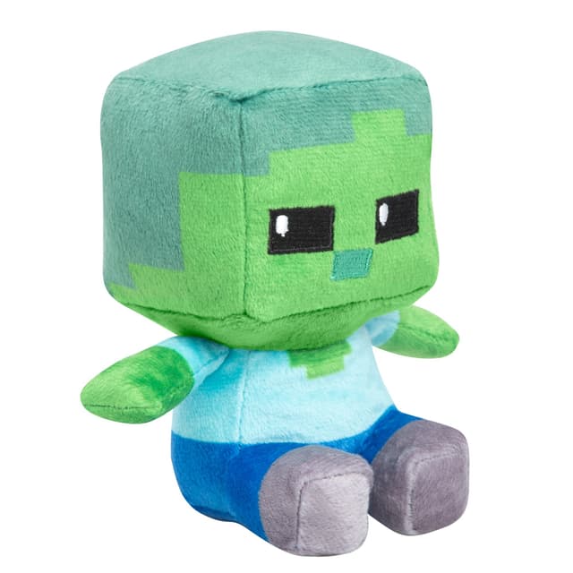 MINECRAFT MINI CRAFTER ZOMBIE PLUSH | Elgiganten | Elgiganten