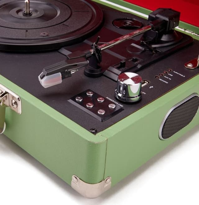 Gpo attache turntable - green - Elgiganten
