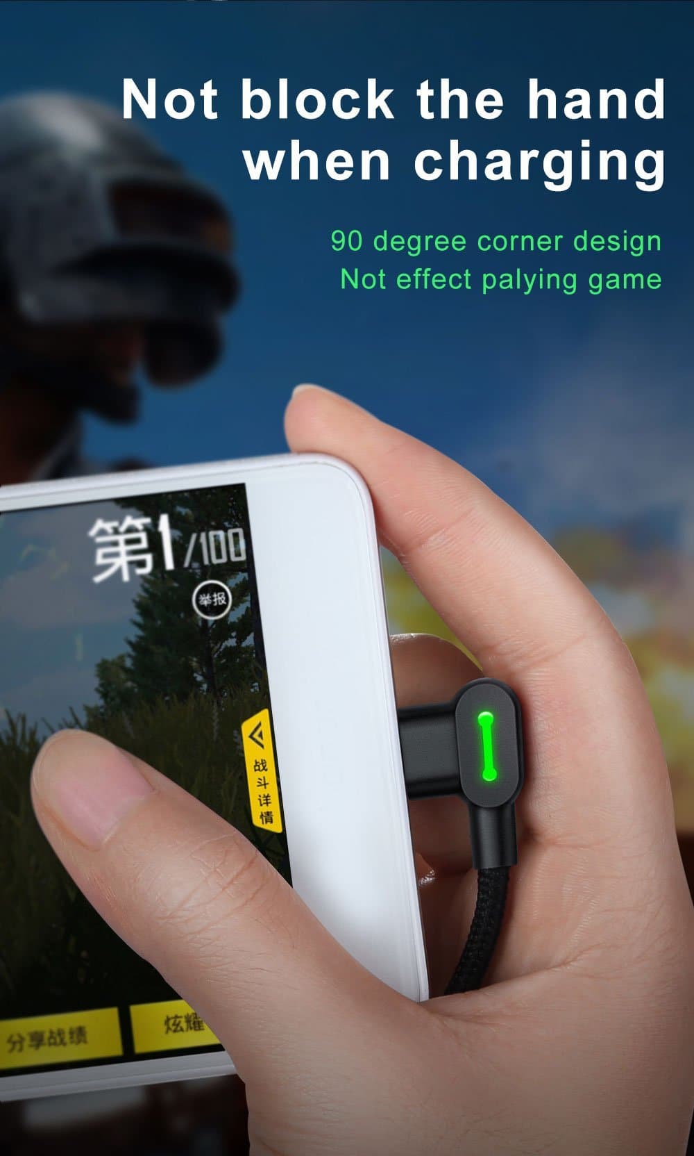 Mcdodo CA-5771 Vinklad Micro USB till vinklad USB A kabel för synkning ...