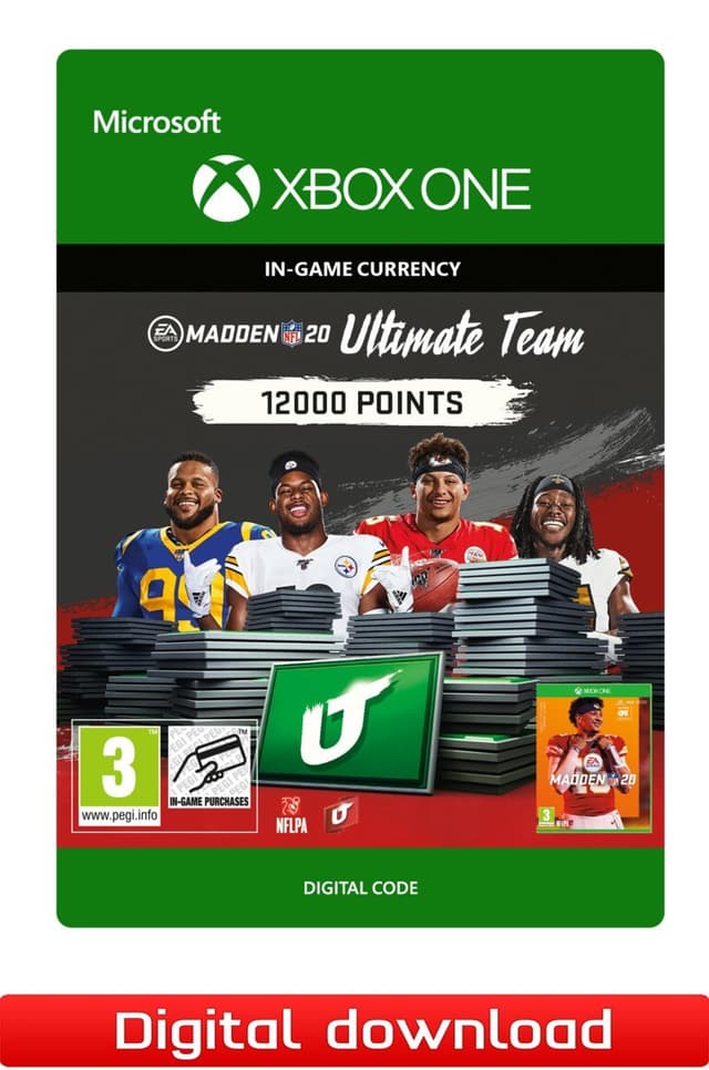 Madden NFL 20 MUT 12000 Madden Points Pack - XBOX One - Elkjøp