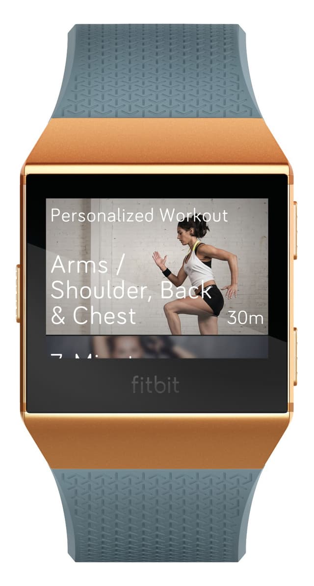 Fitbit Ionic smartwatch (blå/orange) - Elgiganten