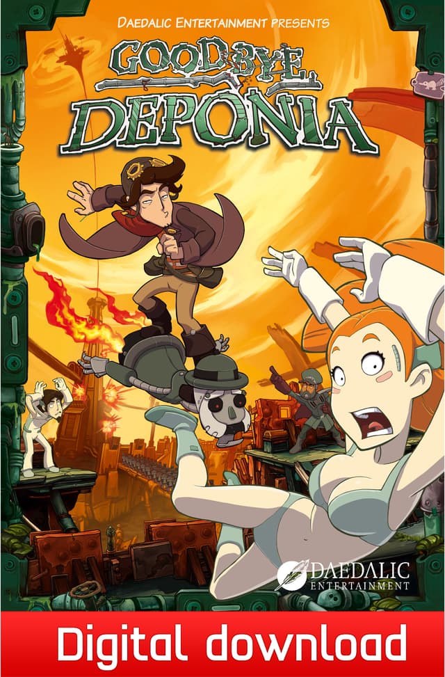 Goodbye Deponia - PC Windows,Mac OSX - Gigantti verkkokauppa