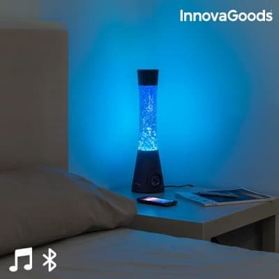 Innovagoods 30w lava lamp with bluetooth speaker and microphone ...