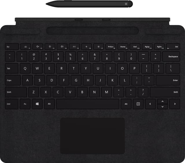 Surface Pro X Type Cover ja Surface Slim Pen (musta) - Gigantti ...