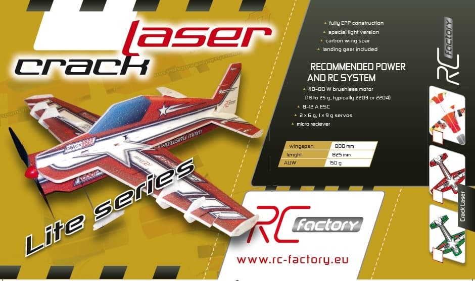 RCF Lite Crack Laser ARF EPP Green - Elkjøp