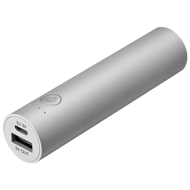Goji powerbank - 3350 mAh - sølv | Elgiganten | Elgiganten
