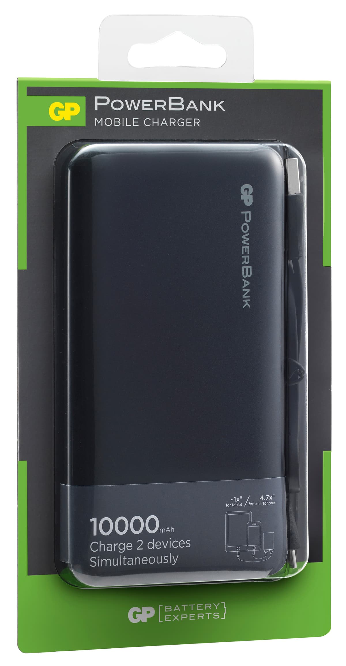 GP 3C20A Extreme powerbank 20000 mAh (sort) - Elkjøp