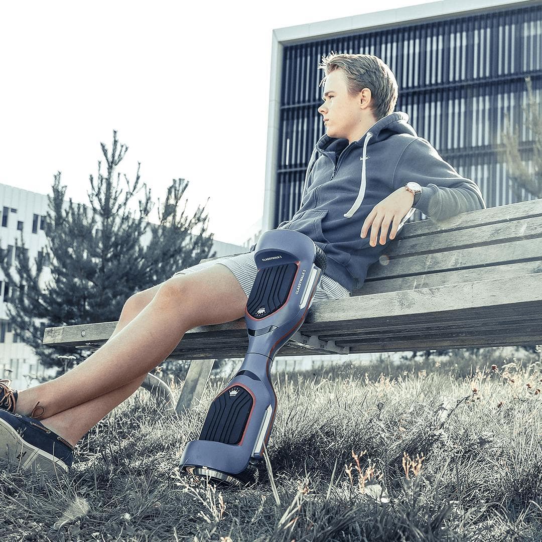 ClassyWalk® 2 LED Hoverboard - Blå/Rød - Elkjøp | Elkjøp