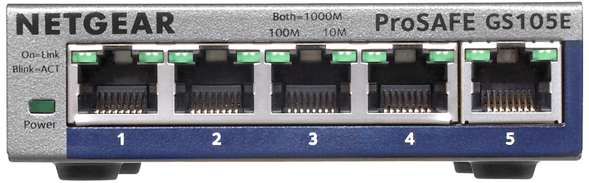 Netgear ProSafe Plus GS105E 5-ports switch - Elkjøp | Elkjøp