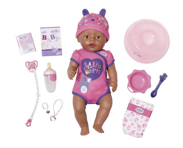 BABY born Soft Touch Girl Brown Eyes - Elgiganten