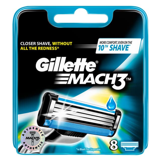 Gillette Mach 3 barberblade 323233 | Elgiganten