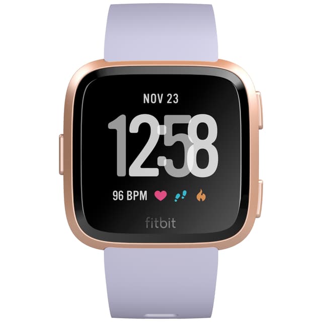 Fitbit Versa smartwatch ( Periwinkle blå/rosa guld) - Elgiganten