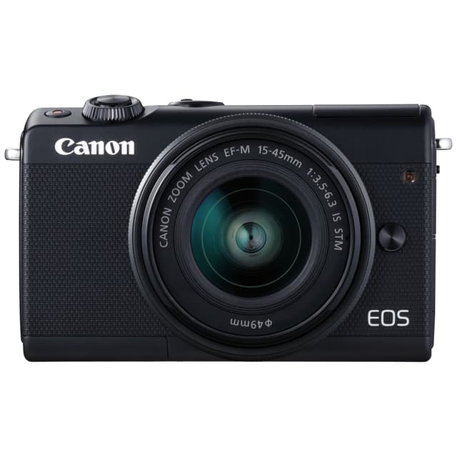 Canon EOS M100 CSC-kamera + 15-45 IS STM obj (svart) - Elgiganten ...